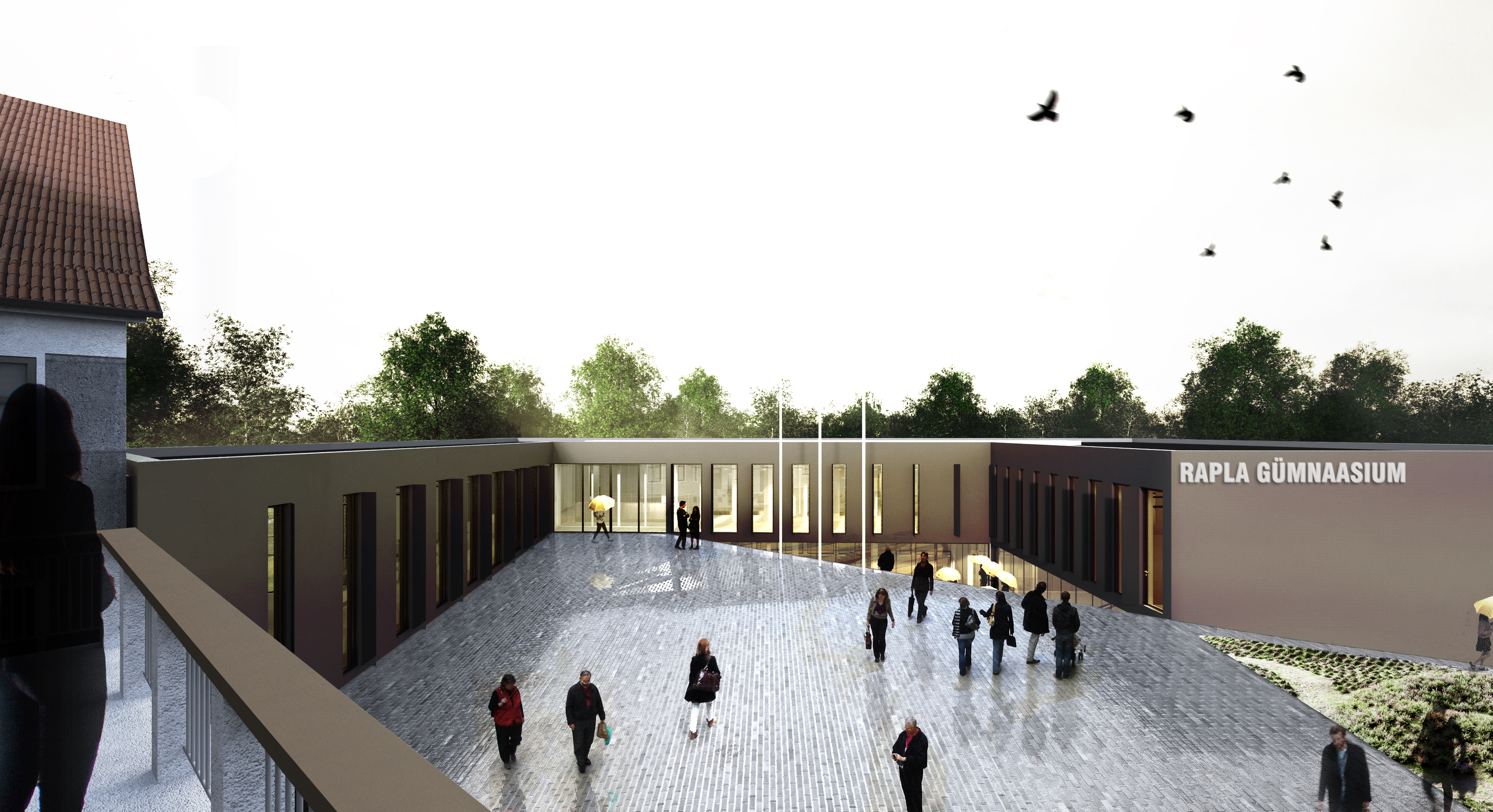 Algavad Rapla riigigümnaasiumi hoone ehitustööd | Riigi Kinnisvara