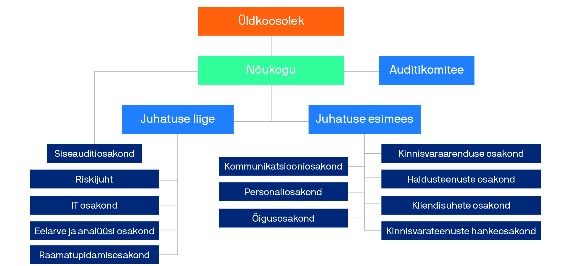 Struktuur ja juhtimine | Riigi Kinnisvara