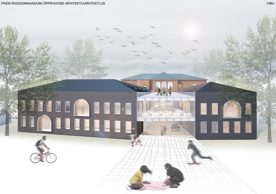Paide riigigümnaasiumi arhitektuurikonkursi võitis Salto ...