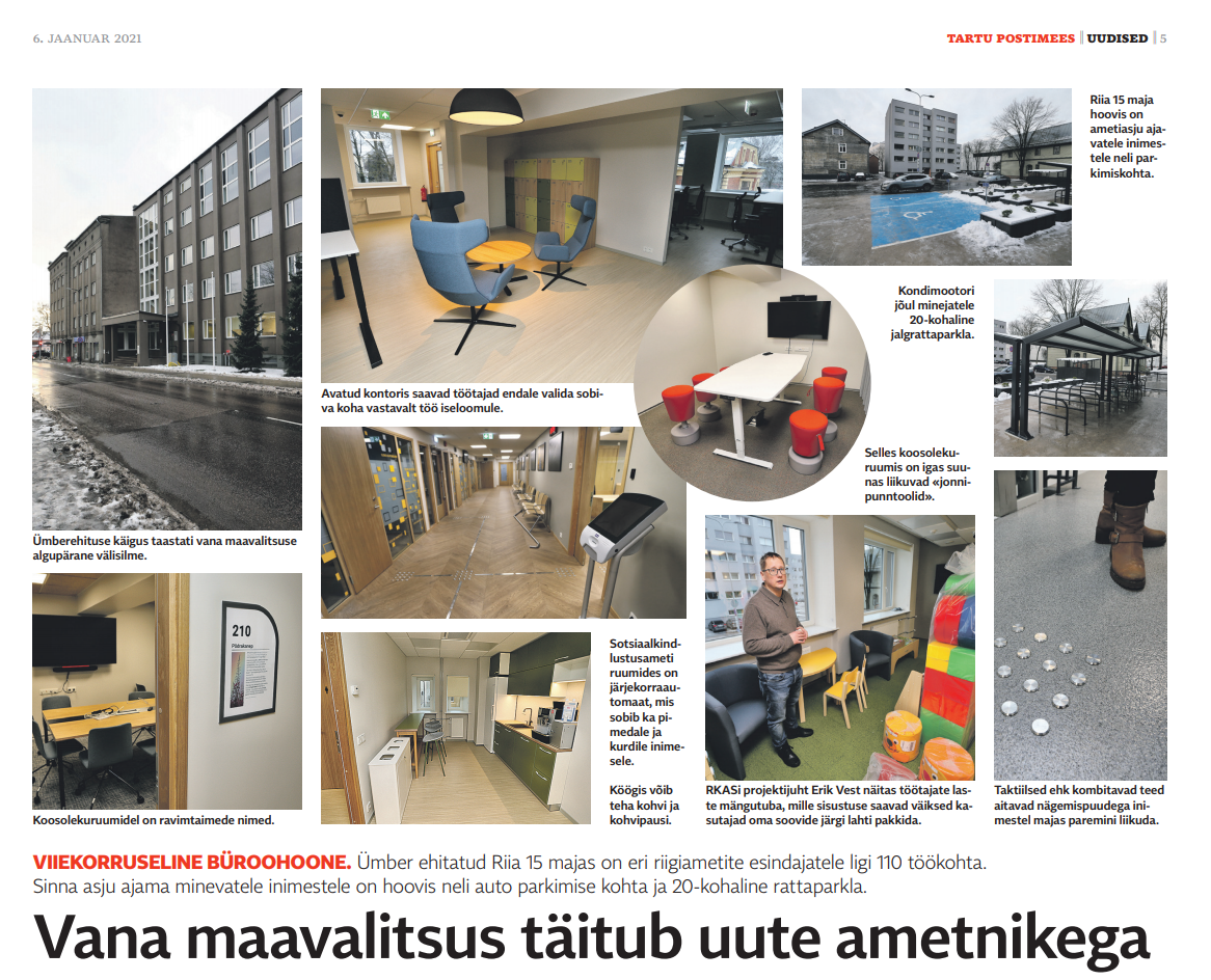 Pepleri tänava büroohoone Tartus on ligipääsetavuse hea näide | Riigi ...